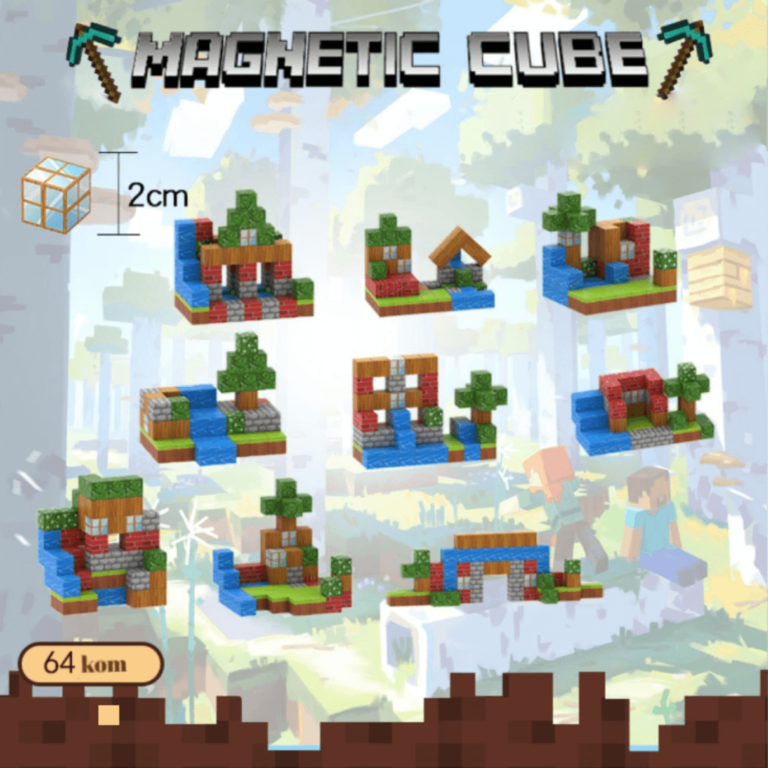 Magnetic Cubes M - Minecraft (64) - Ekspedicija