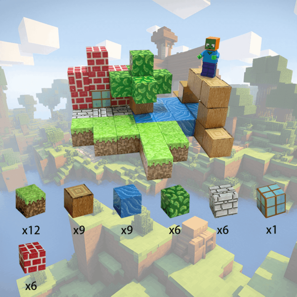 Magnetic Cubes M – Minecraft Little house (50) - Ekspedicija