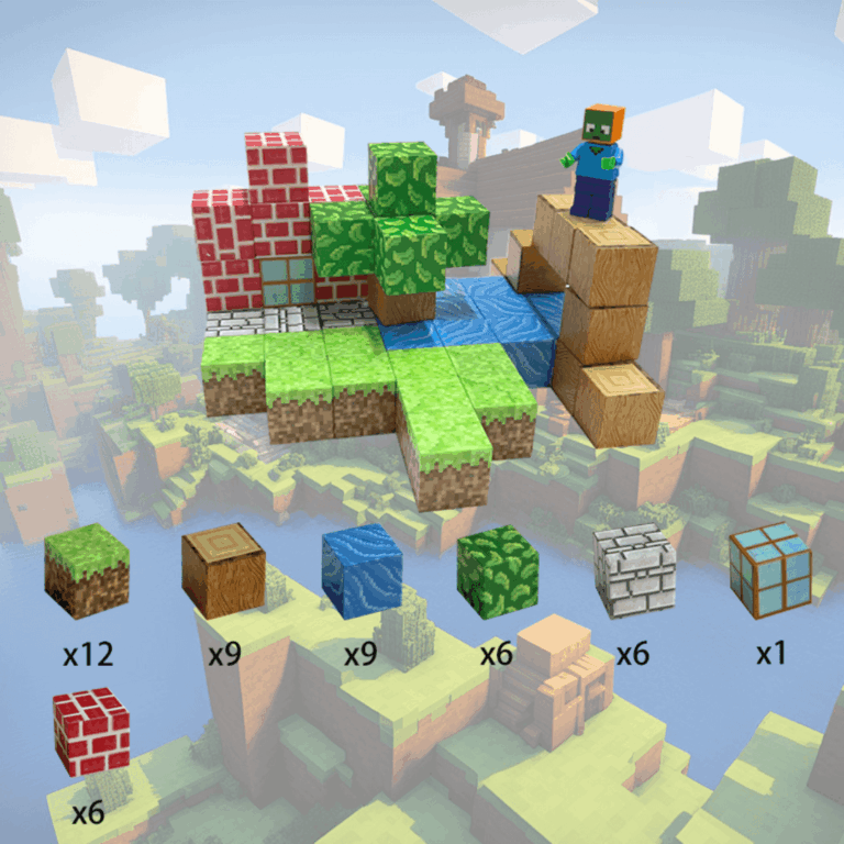 Magnetic Cubes M – Minecraft Little house (50) - Ekspedicija