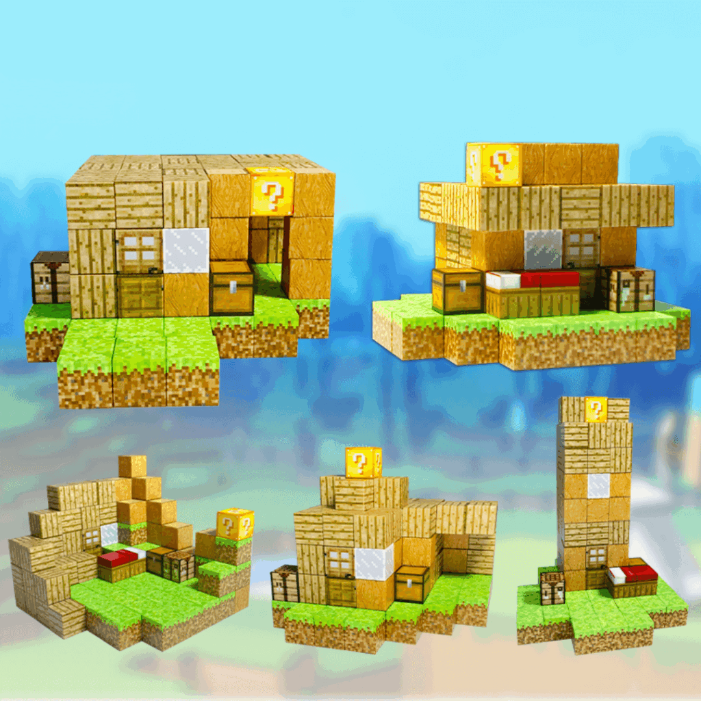 Magnetic Cubes M – Minecraft Treasure Chest (100) - Ekspedicija