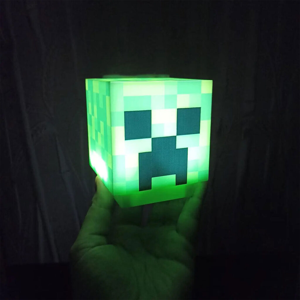 Lampa - Minecraft Creeper - Ekspedicija