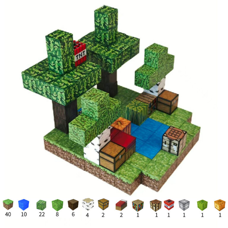 Magnetic Cubes M - Minecraft Forest (100) - Ekspedicija